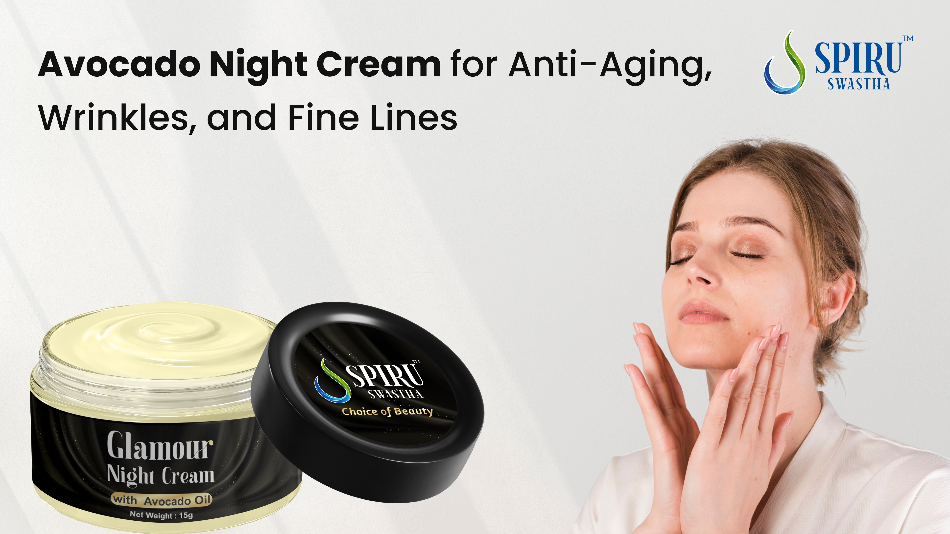 Avocado Night Cream for Anti-Aging, Wrinkles, and Fine Lines – Spiru ...